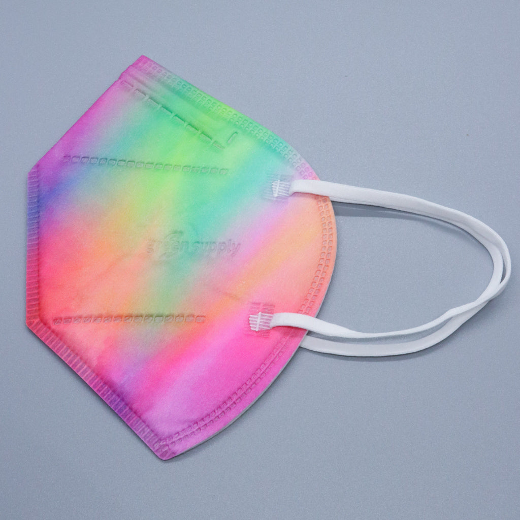 Rainbow Prism KN95 Masks, Rainbow Print KN95 Face Masks – Greensupply.com
