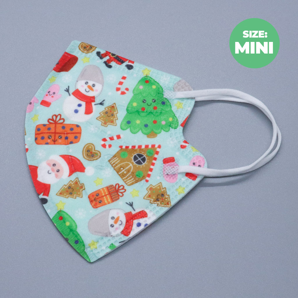 Christmas Kids KN95 Masks, Christmas Santa Print Kids KN95 Face Masks ...