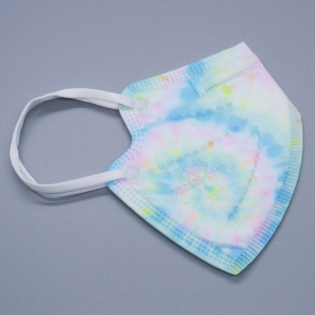 Pastel Tie Dye Kids KN95 Masks, Pastel Print Kids KN95 Face Masks ...